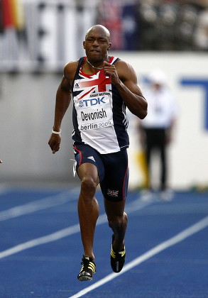 British Marlon Devonish Competes 200m Semi Editorial Stock Photo ...