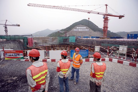 Workers Seen Building Site Sanmen Nuclear Editorial Stock Photo - Stock ...