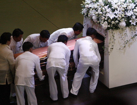 Casket Late Executive Minister Iglesia Ni Editorial Stock Photo - Stock ...