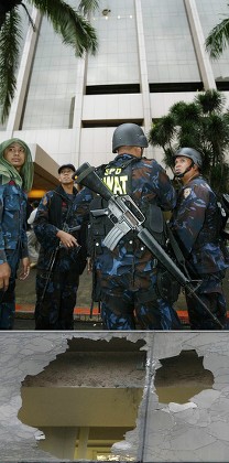 Photo Combination Shows Police Securing Perimeter Editorial Stock Photo ...