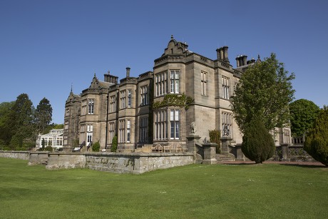 Matfen Hall Northumberland England Neogothic Manor Editorial Stock ...