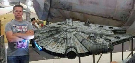 Kevin Millenium Falcon Model Editorial Stock Photo - Stock Image ...
