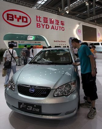 Visitor Looks On Byd Dual Mode Editorial Stock Photo - Stock Image ...