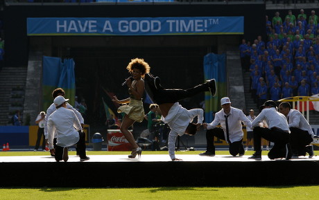 Singer Oceana Performs During Opening Ceremony Editorial Stock Photo ...