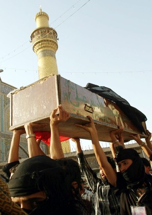 Iraqi Men Carry Coffin One Two Editorial Stock Photo - Stock Image ...