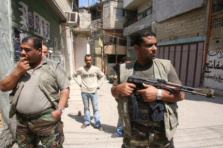 Palestinian Fighters Palestine Liberation Organisation Plo Editorial ...