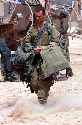 Israeli Infantry Soldier Carries His Weapons Editorial Stock Photo ...