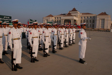 Burmas Military Generals Front Row Attend Editorial Stock Photo - Stock ...