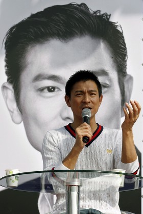 Chinese Actor Andy Lau Talks During Editorial Stock Photo - Stock Image ...