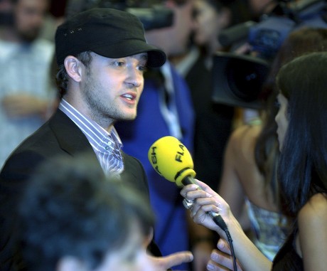 Singeractor Justin Timberlake L Interviewed On Editorial Stock Photo ...