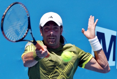Nicolas Massu Chile Returns Ball During Editorial Stock Photo - Stock ...