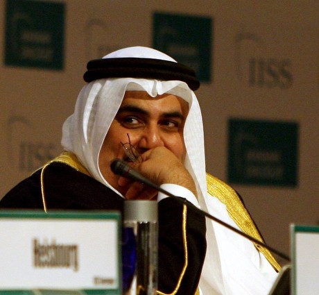 Bahrain Foreign Minister Sheikh Khalid Bin Editorial Stock Photo ...