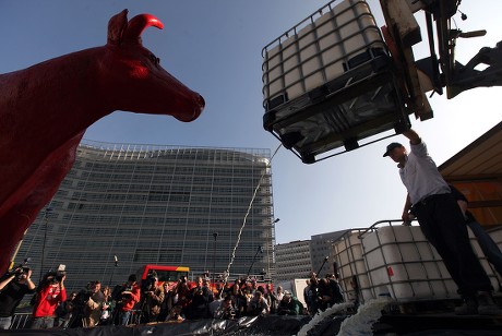 Artificial Cow Seen Dairy Farmers Waste Editorial Stock Photo - Stock ...