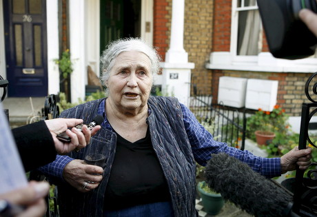 Author Doris Lessing Speaks Media Outside Editorial Stock Photo - Stock ...