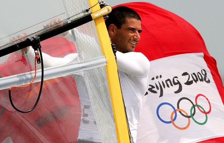 Spanish Windsurfer Ivan Pastor During Training Editorial Stock Photo ...
