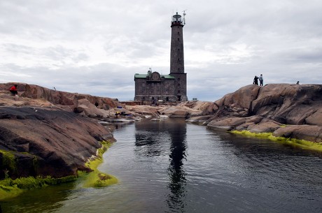 View Lighthouse Bengtskaer Island 25km Off Editorial Stock Photo ...