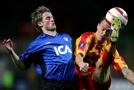 Lens Player Nicolas Gillet R Fights Editorial Stock Photo - Stock Image ...