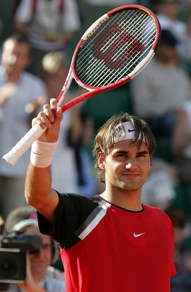 Swiss Roger Federer Waves Crowd After Editorial Stock Photo - Stock ...