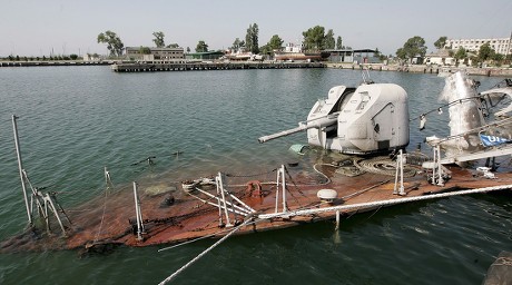 Sunken Georgian Coast Guard Military Vessel Editorial Stock Photo ...