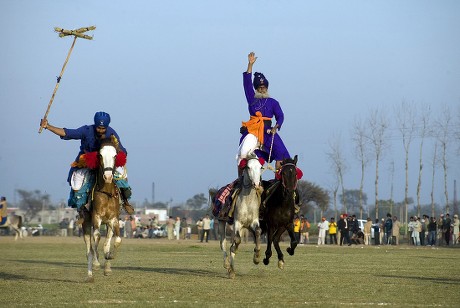 Indian Nihang Ancient Sikh Warrior Baba Editorial Stock Photo - Stock ...