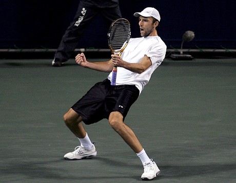Fernando Verdasco Spain Launches Into Forehand Editorial Stock Photo ...