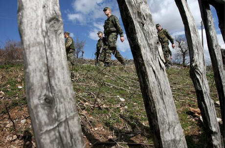 German Soldiers Serving Natoled Peacekeeping Mission Editorial Stock ...