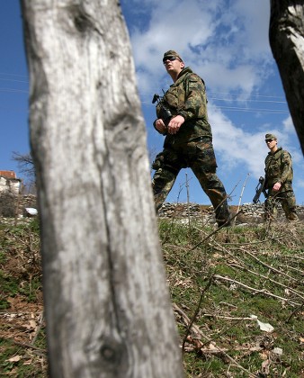German Soldiers Serving Natoled Peacekeeping Mission Editorial Stock ...