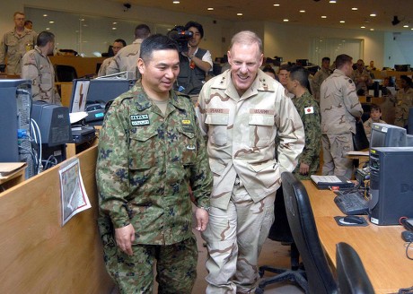 Japanese Commander Col Bansho L Meets Editorial Stock Photo - Stock ...
