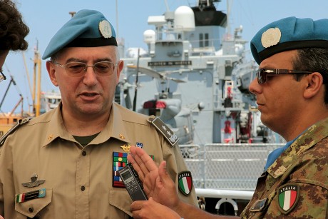 Commander Unifil Lebanon Major General Claudio Editorial Stock Photo ...