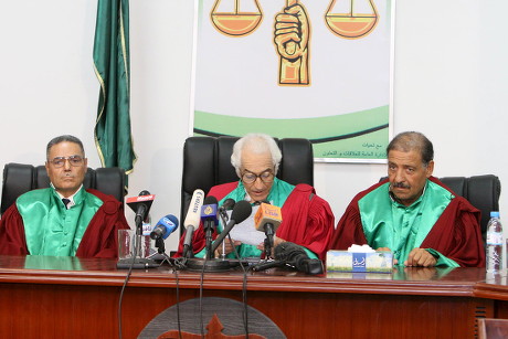 Judges Libyas Supreme Court Moment Judgment Editorial Stock Photo ...