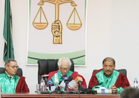 Judges Libyas Supreme Court During During Editorial Stock Photo - Stock ...