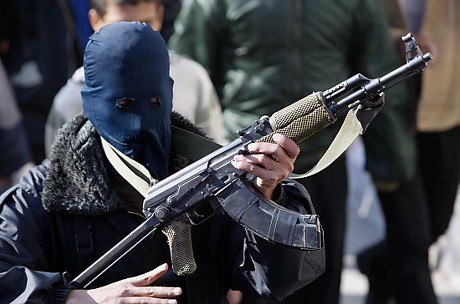 Palestinian Masked Militant Alaqsa Martyrs Brigades Editorial Stock ...
