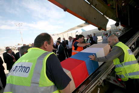 Israeli Paramedics Carry Coffin One 24 Editorial Stock Photo - Stock ...