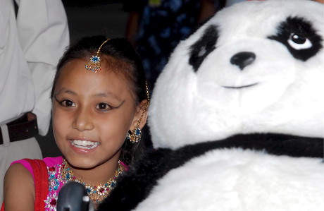 Ten Yearold Nepalese Living Goddess Sajani Editorial Stock Photo ...