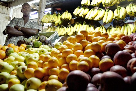 Senegalese Man Sells Fruit Imported South Editorial Stock Photo - Stock ...