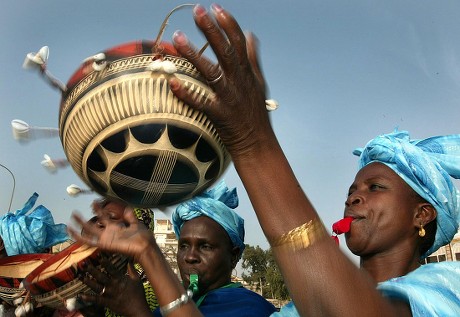 Senegalese Traditional Dancers Perform Memorial Service Editorial Stock ...