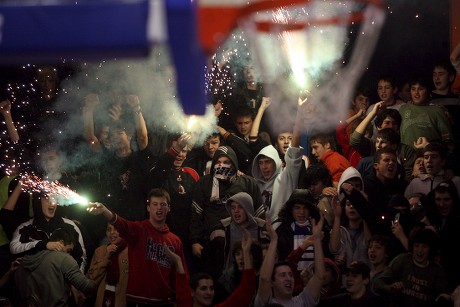 Fans Fmp Zeleznik Who Celebrating Their Editorial Stock Photo - Stock ...