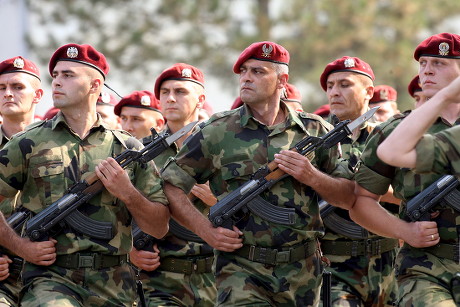 Serbian Officers March Promotion Serbian Army Editorial Stock Photo ...