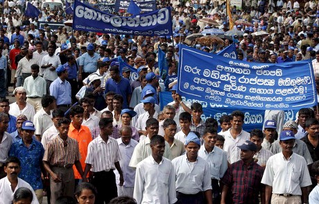 Sri Lanka Freedom Party Slfp Members Editorial Stock Photo - Stock ...