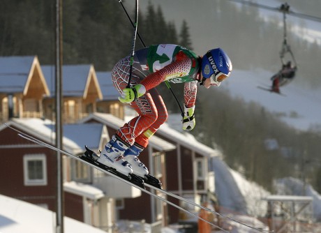 Kathrin Zettel Austria Soars Through Air Editorial Stock Photo - Stock ...