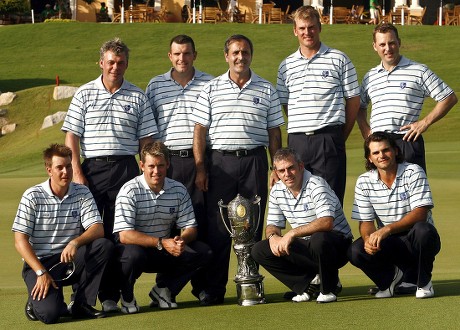 European Teams Golfer Front Row Lr Editorial Stock Photo - Stock Image ...