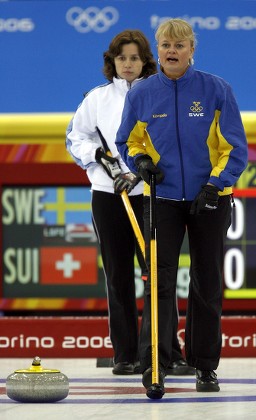Swedens Anette Norberg R Talks Teammates Editorial Stock Photo - Stock ...