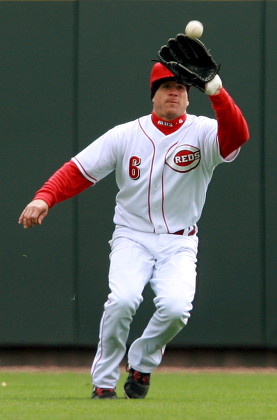 Cincinnati Reds Ryan Freel Catches Line Editorial Stock Photo - Stock ...