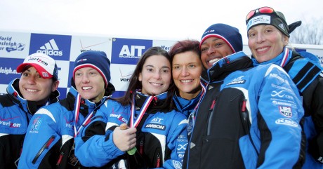 Medalists Lr Valerie Fleming Usa1 Shauna Editorial Stock Photo - Stock ...