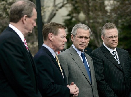 Us President George W Bush Seen Editorial Stock Photo - Stock Image ...