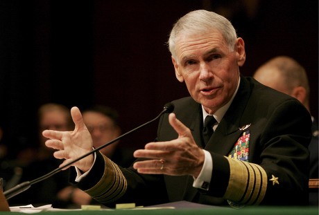 Admiral William Fallon Testifies During His Editorial Stock Photo ...
