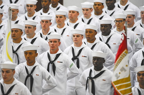 Recruits Stand Ease Great Lakes Naval Editorial Stock Photo - Stock ...