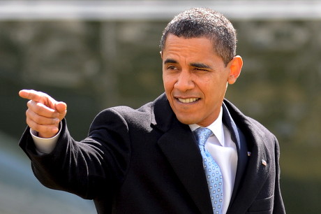 Us President Barack Obama Gestures His Editorial Stock Photo - Stock ...