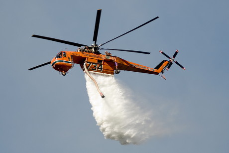 Fire Crews Work Contain Station Fire Editorial Stock Photo - Stock ...