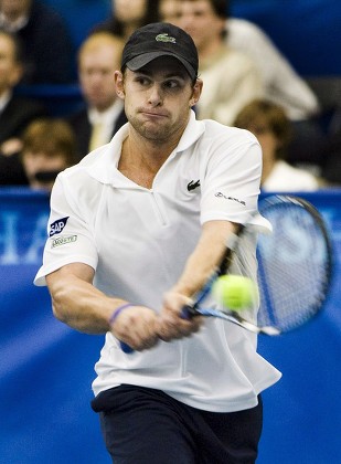 Andy Roddick Usa Hits Backhand Benjamin Editorial Stock Photo - Stock ...